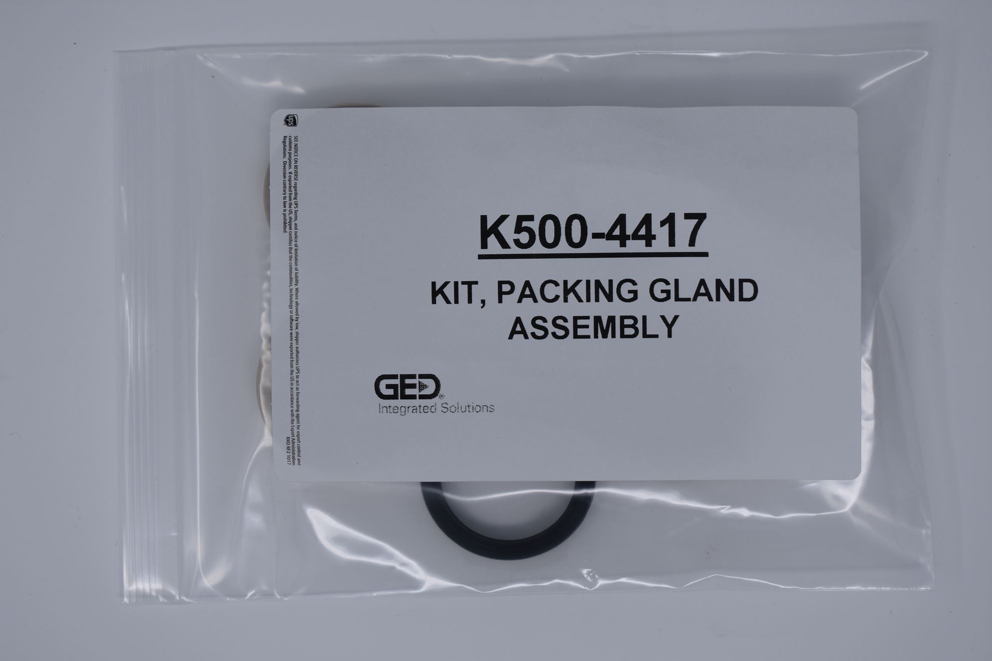 Kit, HMP-55 Packing Gland Assembly Repair | The GED store